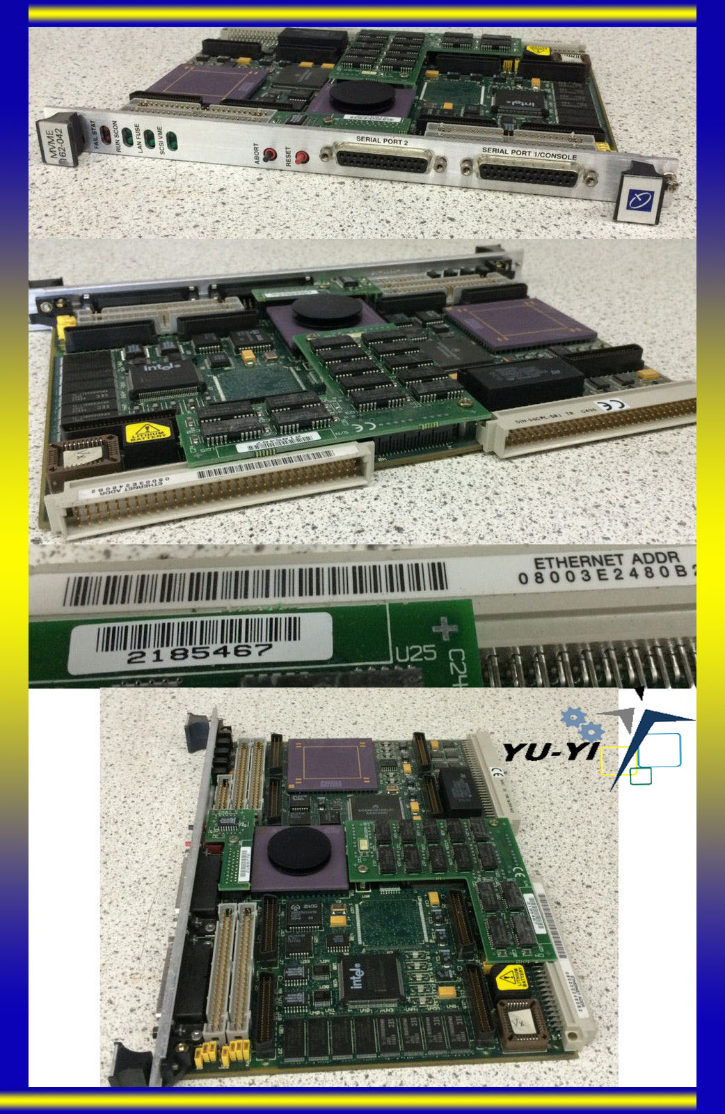 Motorola MVME162-042 Embedded Controller - PLC DCS SERVO Control MOTOR POWER SUPPLY IPC ROBOT